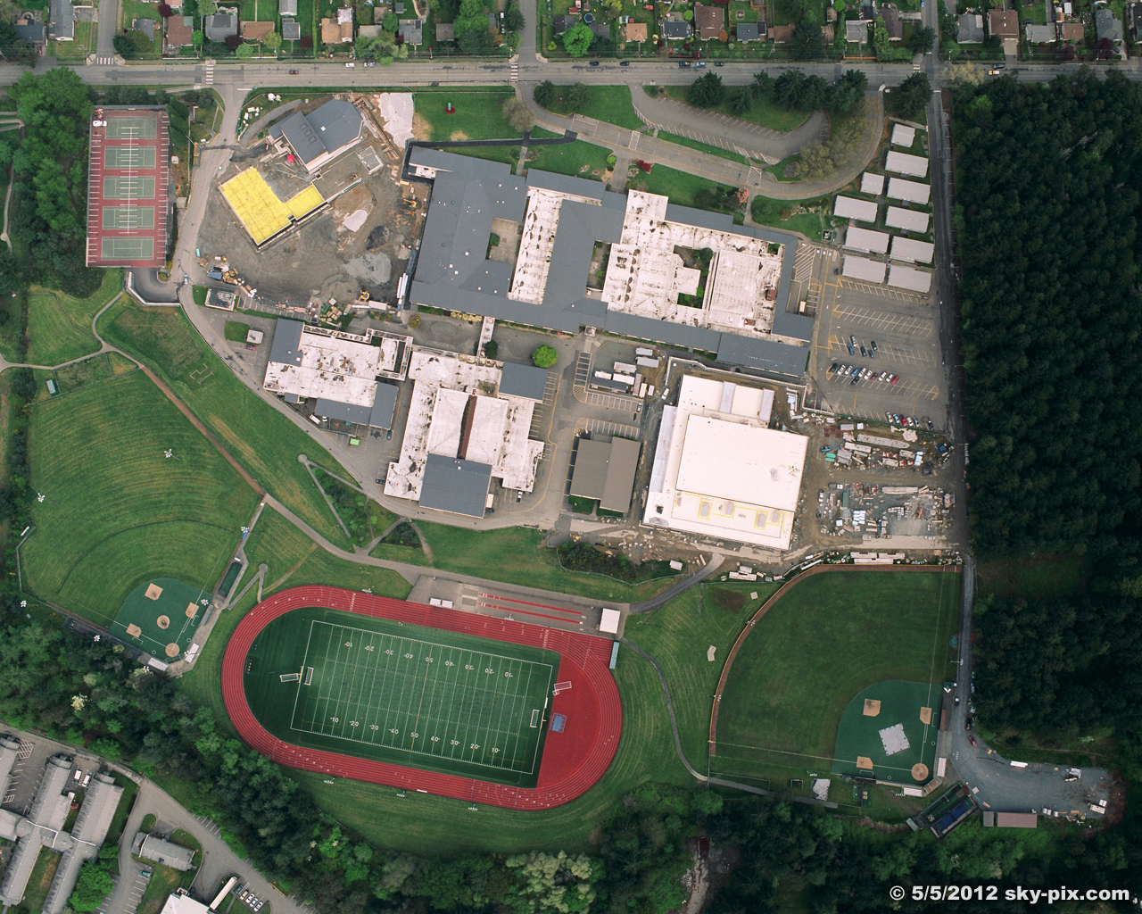 Shoreline Area News: Shorecrest construction update and aerial view