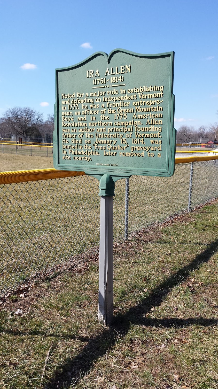 The Matt Ward History Experience : Ira Allen