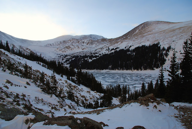 SkinnyTraffic: Georgetown ice racing & snowshoeing Naylor Lake