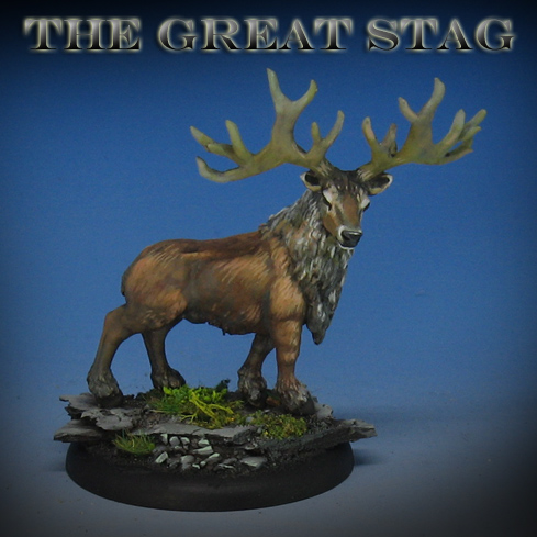 James Wappel Miniature Painting: The Great Stag