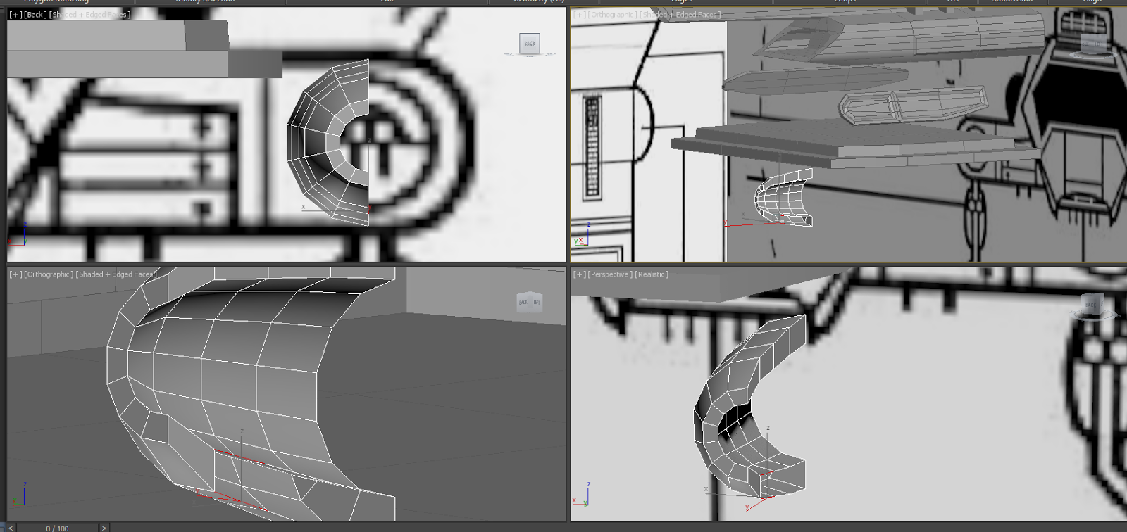 3D Modelling and Animation: Lambda Class Imperial Shuttle Model