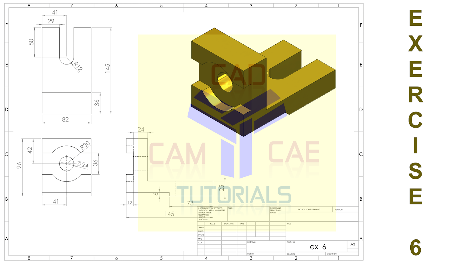 CAD CAM CAE TUTORIALS: 2D DRAWINGS || BEGINNER's TUTORIALS