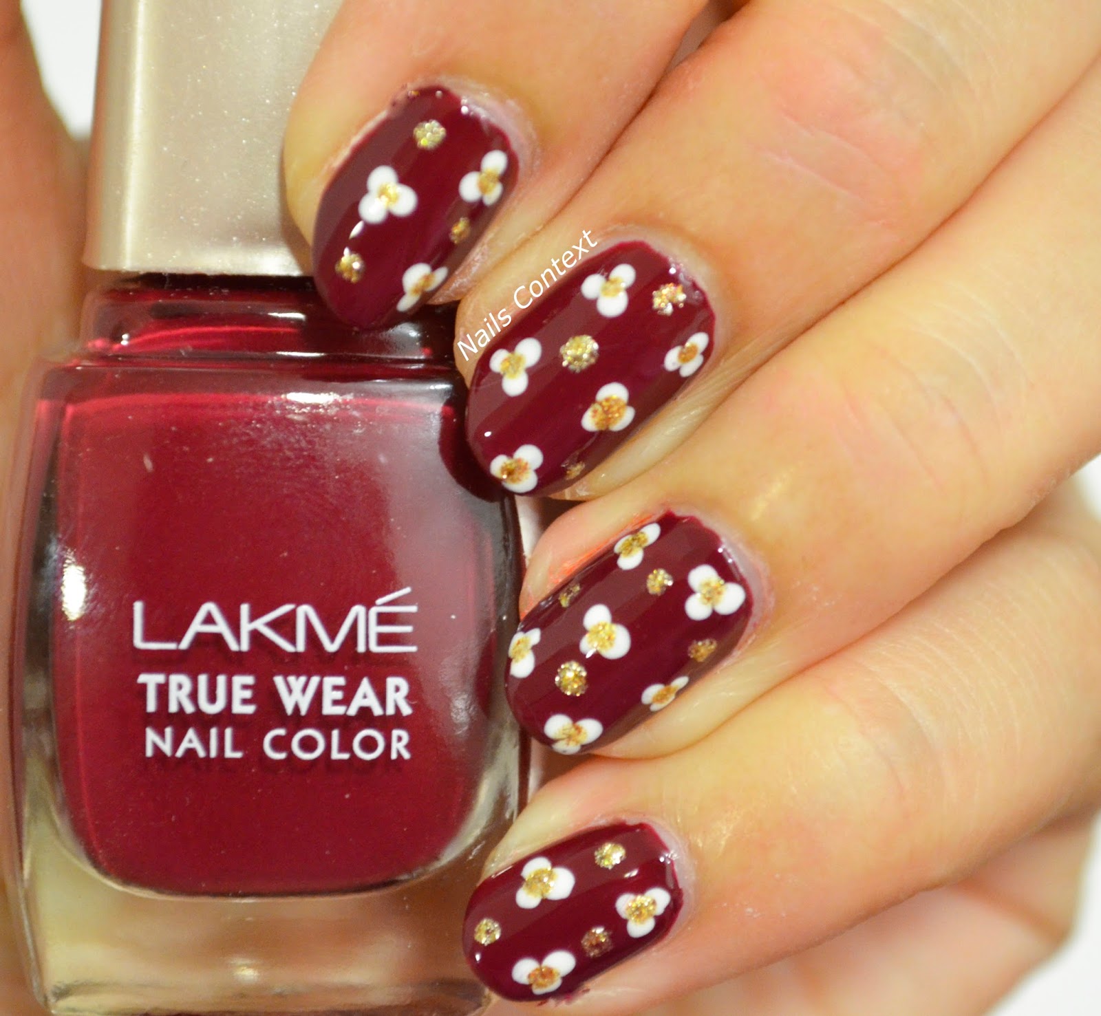 Nails Context: Fall Florals