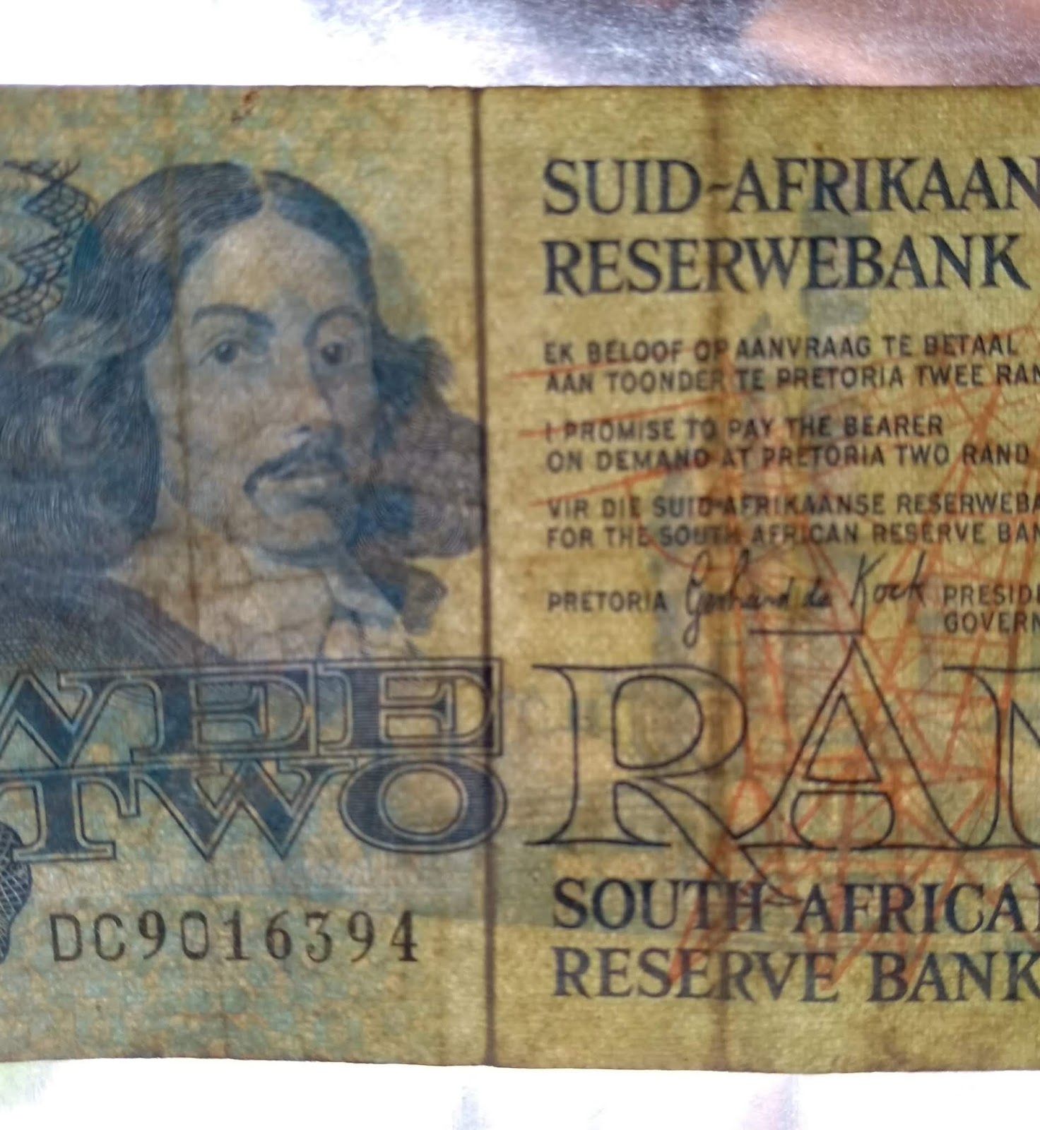 Coleccion de billetes y monedas (numismatica): 2 rand Sudafrica / 2 ...