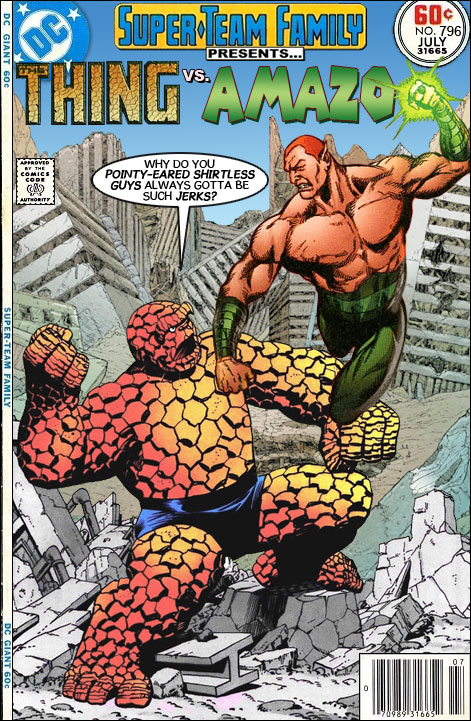 Super-Team Family: The Lost Issues!: The Thing Vs. Amazo