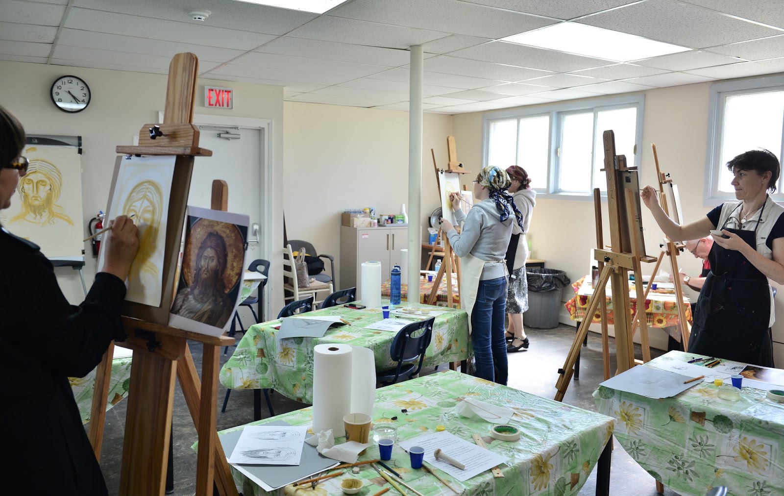 Venerable Alypius and Gregory Icon painting school: Course of ...