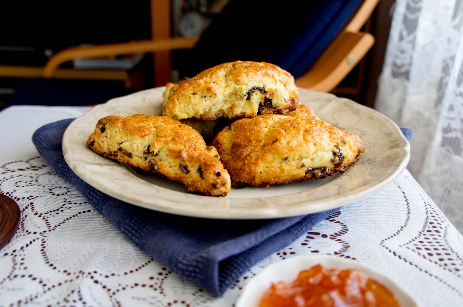 Smart Cookie: Cherry Vanilla Scones (for Easter breakfast)