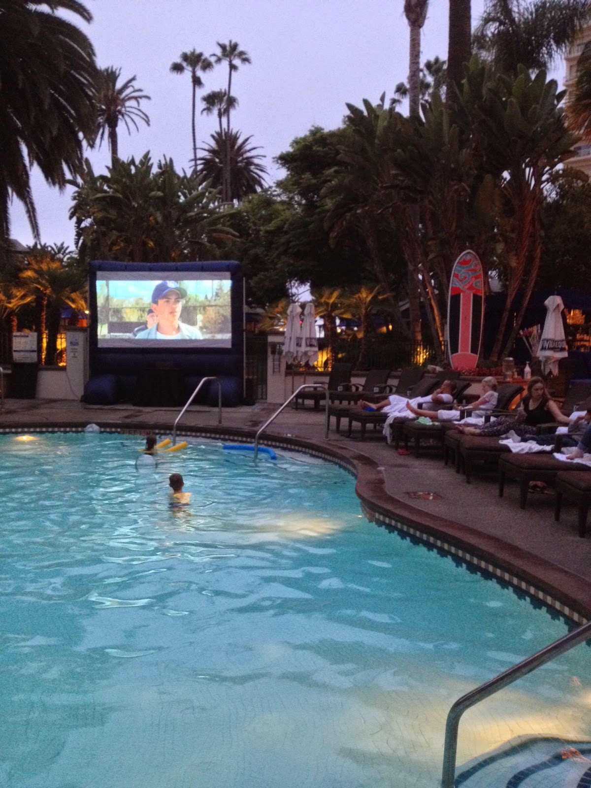 Edible Skinny: A Few More Flicks at Poolside Cinema at Fairmont Miramar ...