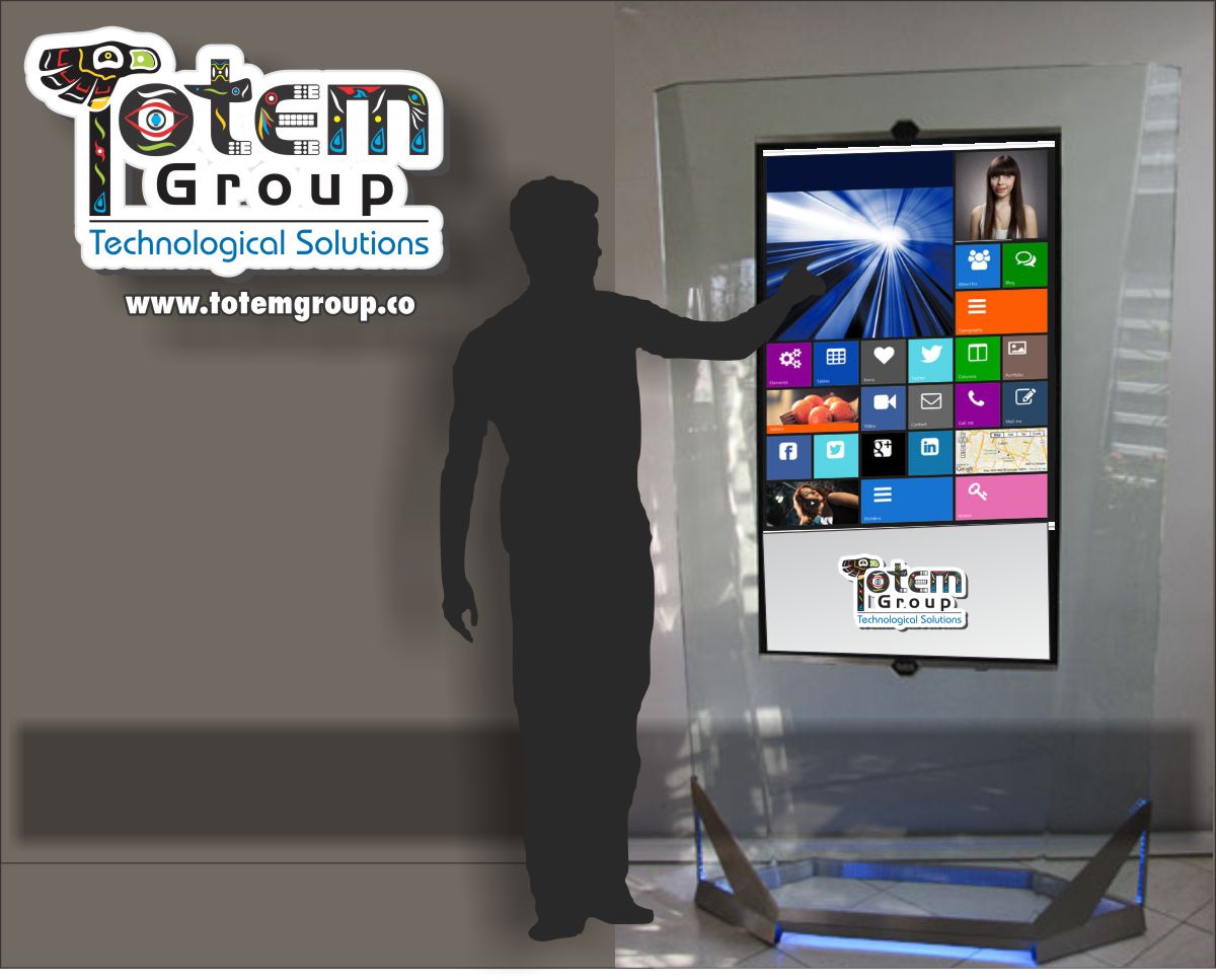 RFID COLOMBIA: Totem, pantalla, publicitaria, interactiva, bogota, colombia