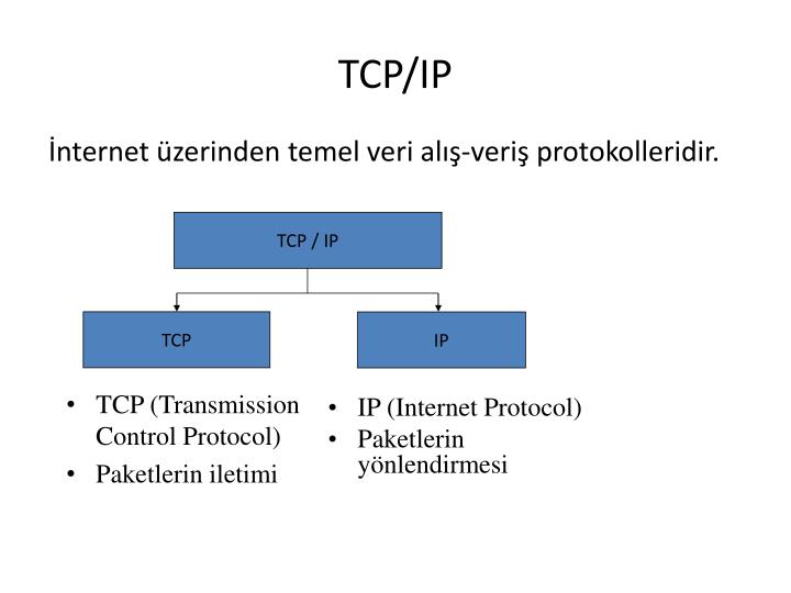 TCP/IP PROTOKOLÜ