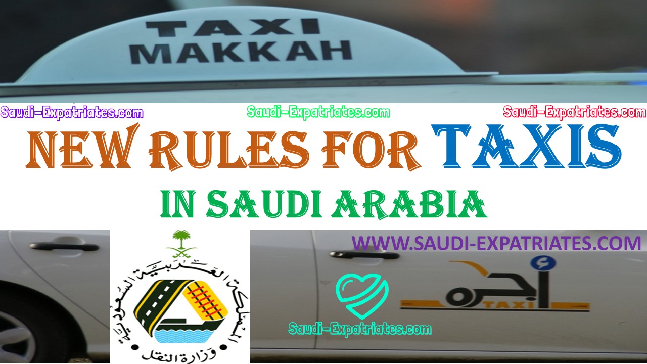 TAXIS TO CONTROL & REDUCE IN SAUDI ARABIA