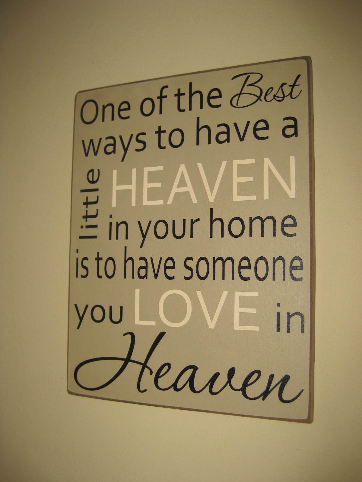 heartfelt signs and crafts: remembering someone special