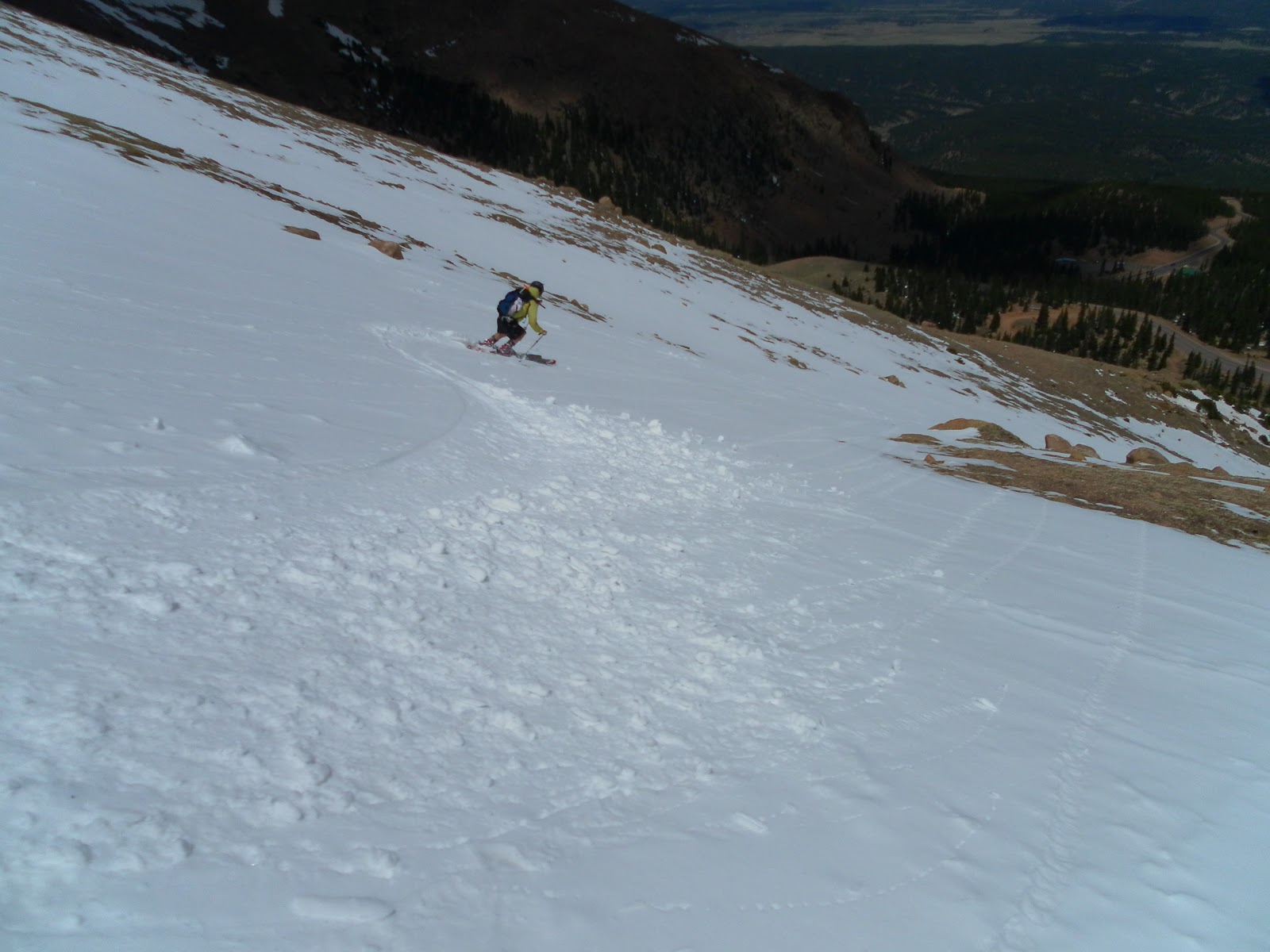 rocky mountain explorer: Climbing and Skiing Pikes Peak