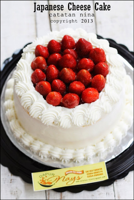 JAPANESE CHEESE CAKE FOR FIRDA - Koki Adi