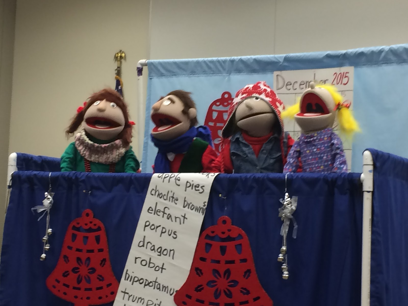 Rachel's Adventures: Holiday Lights, Potlucks and a Christmas Puppet Show