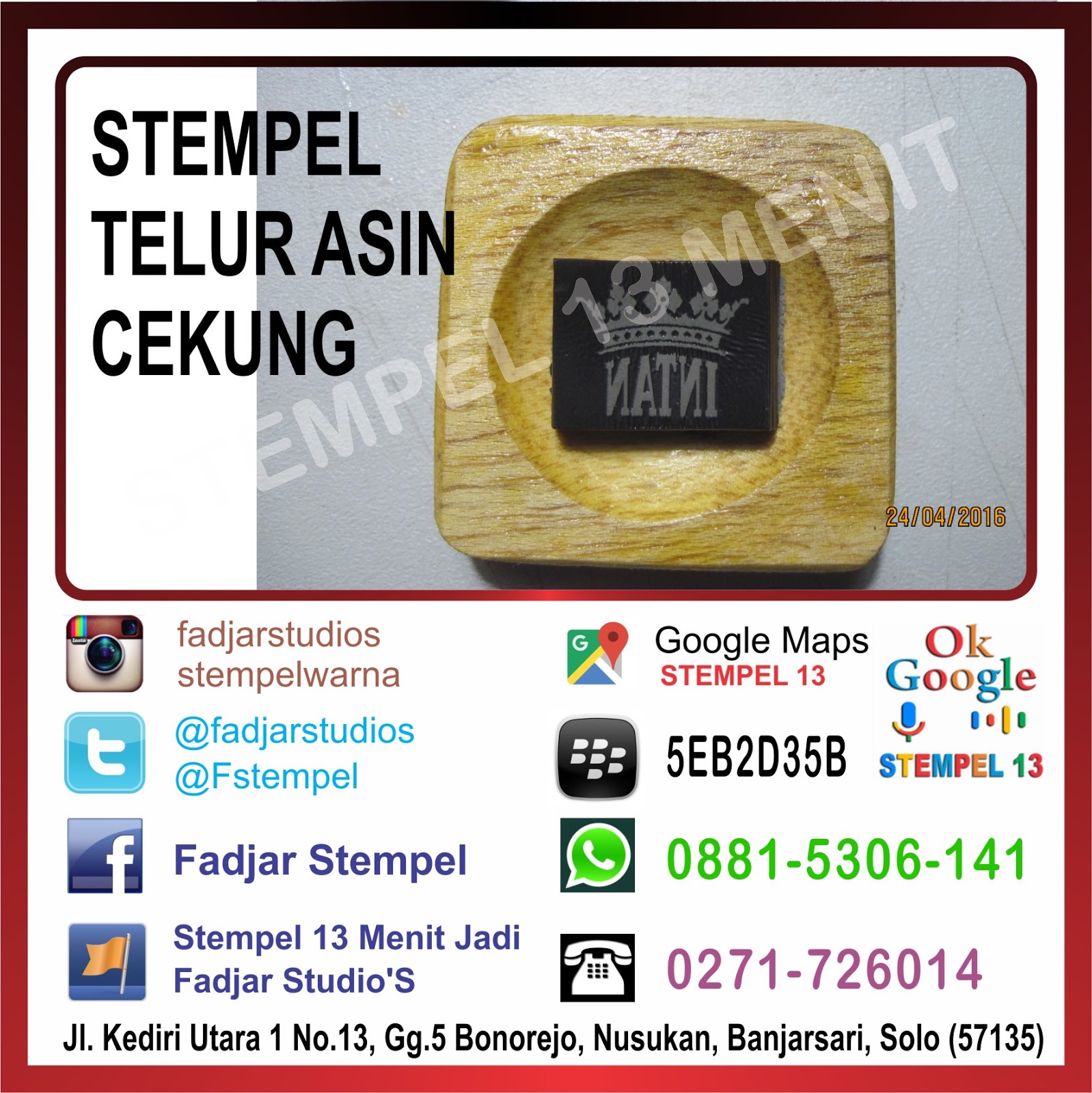 Resep Stempel Untuk Usaha Telur Asin | Resep Masakan | Resep No.1