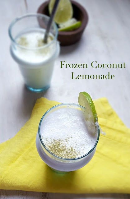 Frozen coconut lemonade comme à Carthagène