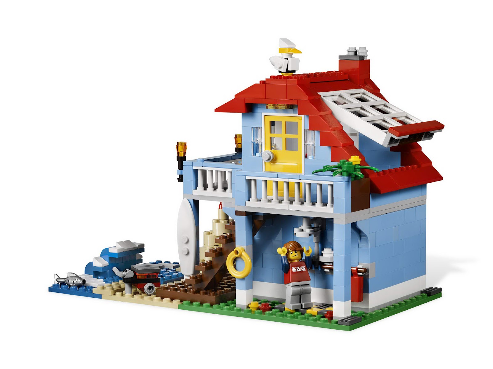 onetwobrick26: LEGO set database: set database: LEGO 7346 seaside house