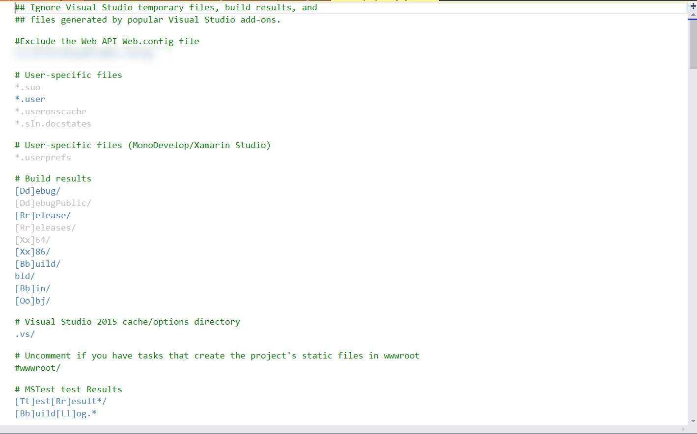 Living and breathing the world of Microsoft: Working with .gitignore ...