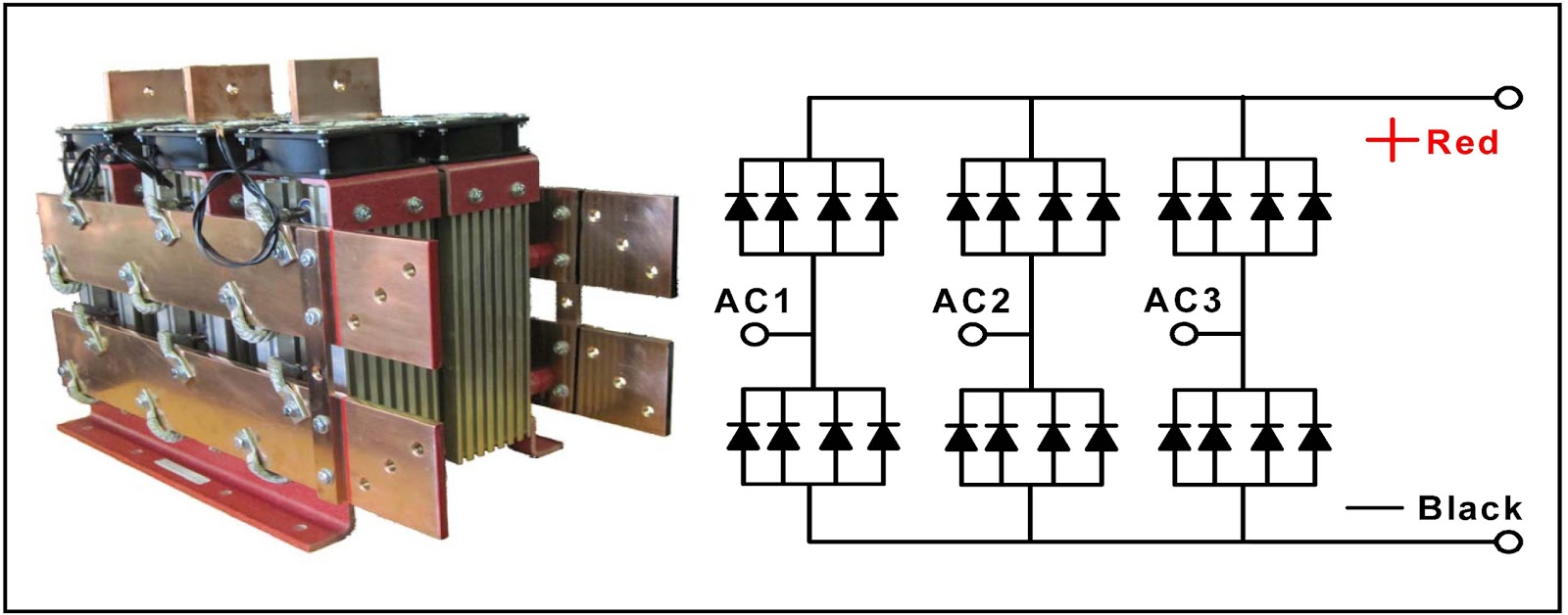 Carl E. Holmes Company (CEHCO): 24 Diode Bridge Assembly Using 300 Amps ...