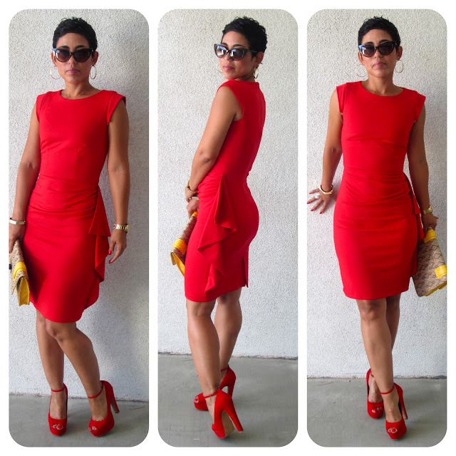 DIY Red Dress + Pattern Review NL 6123 |Fashion, Lifestyle, and DIY