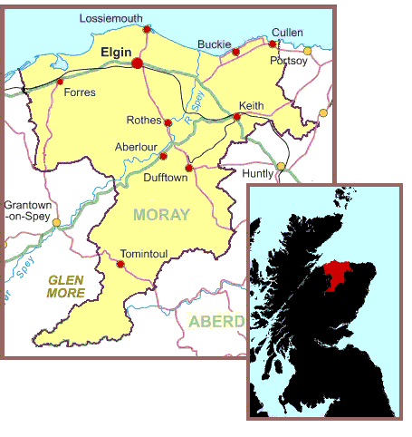 Map of Moray Province Pictures