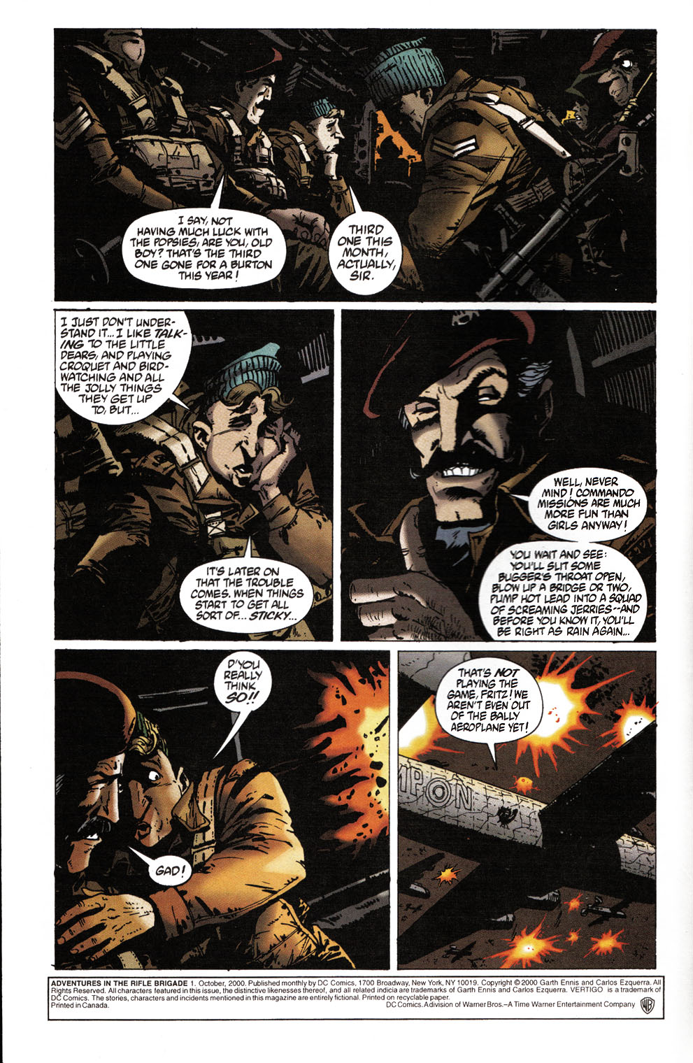 Read online Adventures in the Rifle Brigade comic - Issue #1