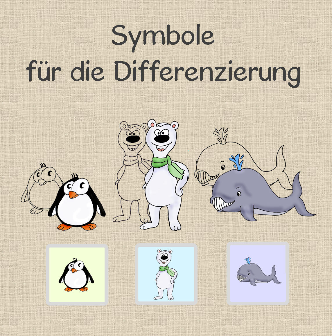 Frau Locke: Symbole für die Differenzierung