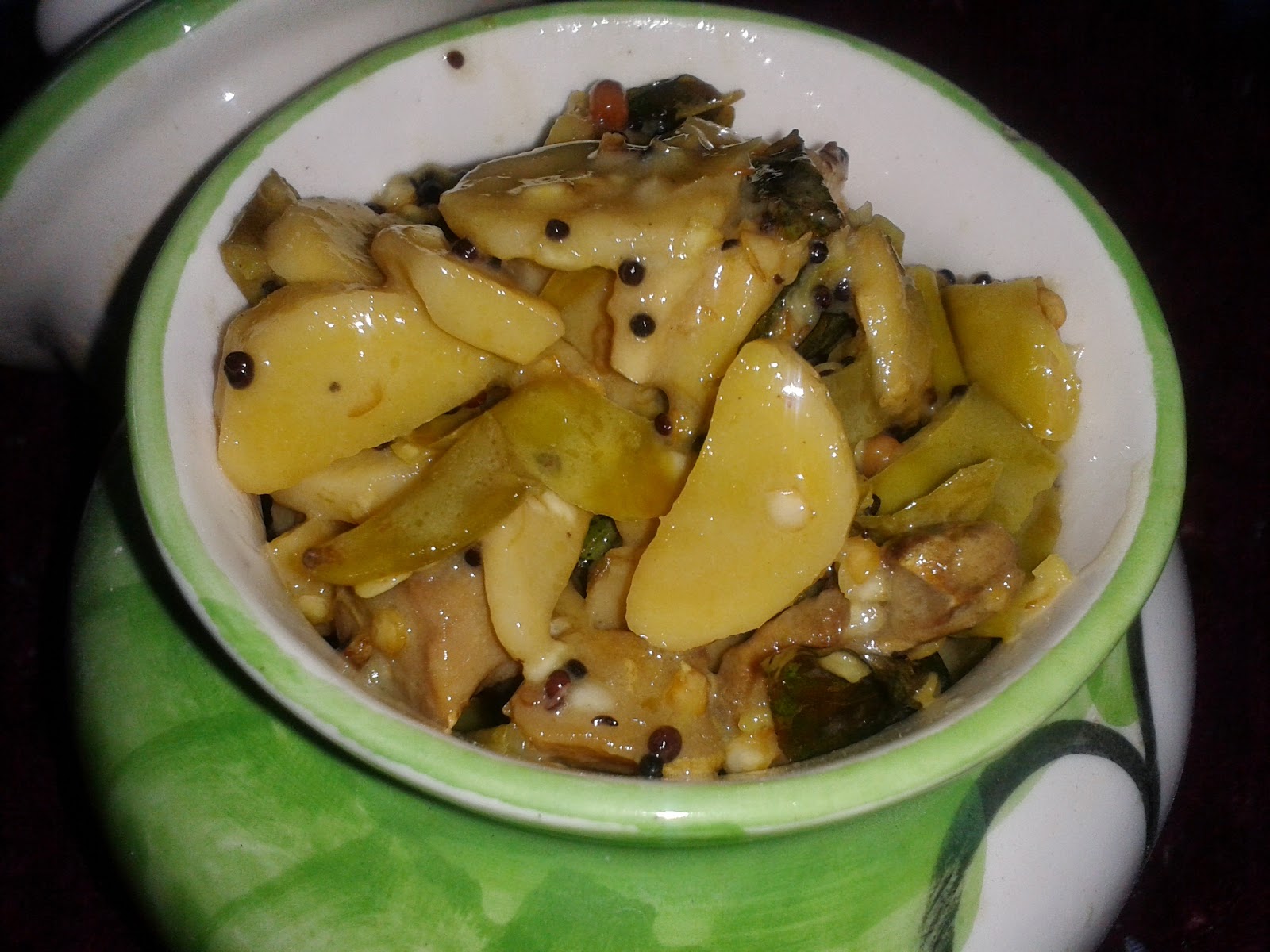 BananaLeaf Recipes: Maa Inji Urugai / Mango Ginger pickle - Maa Inji ...