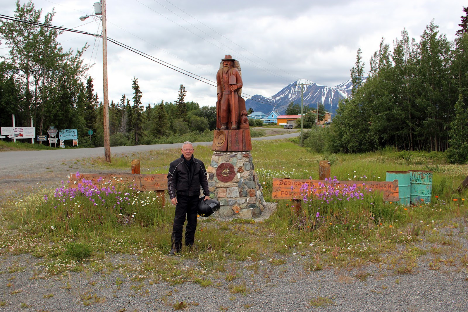 Riding the USA: Day 11 - Atlin, BC - First ride with the group