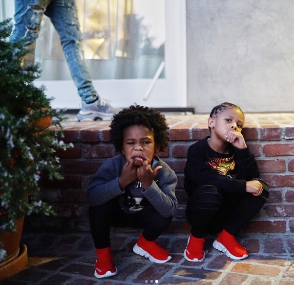 Future shares cute photos with his sons