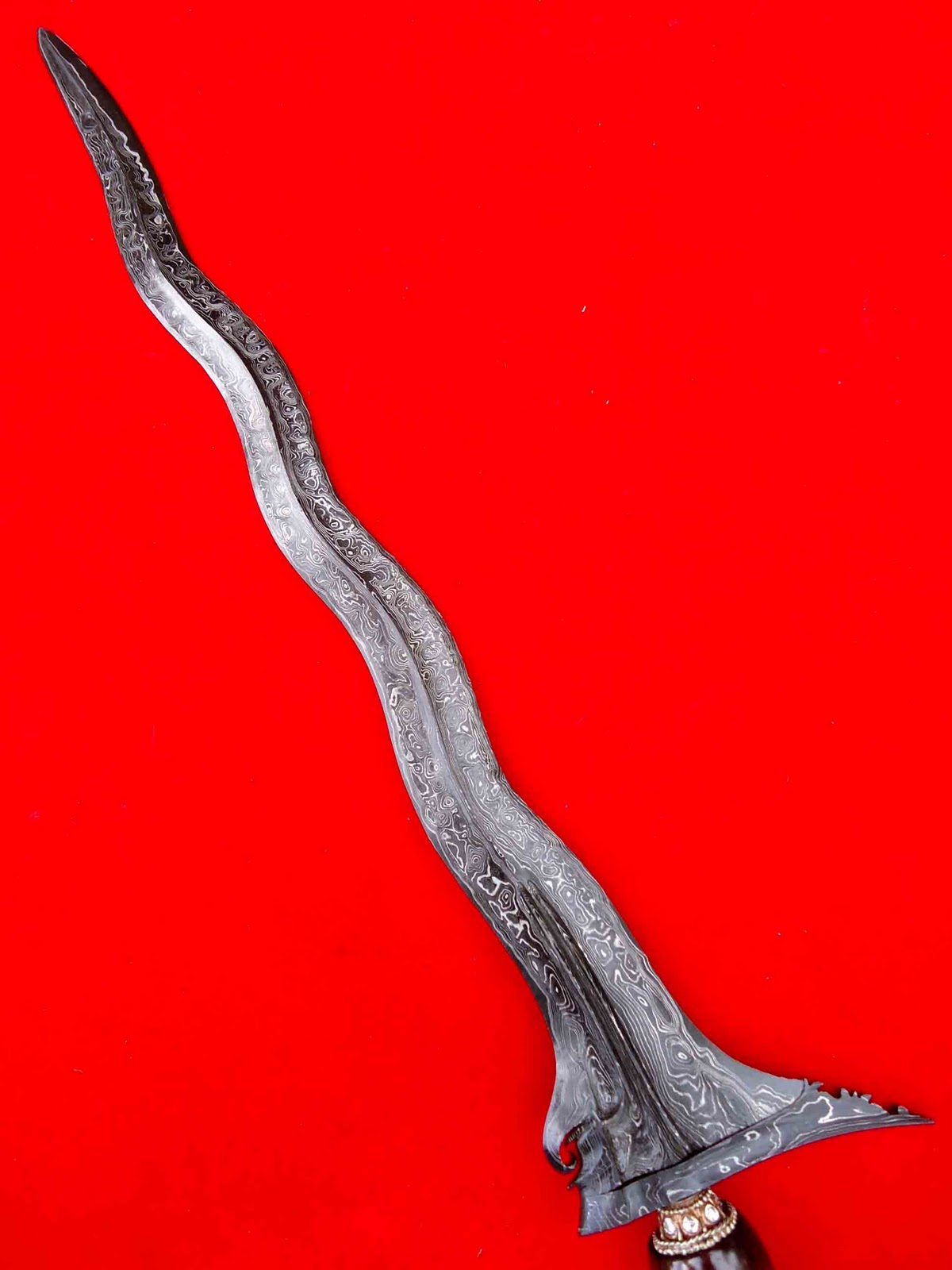 Keris Luk Condong Campur Luk 7 | KERIS KAMARDIKAN | Jual Pusaka ...