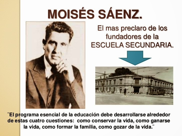 la Educacion en USA: Moises Sáenz