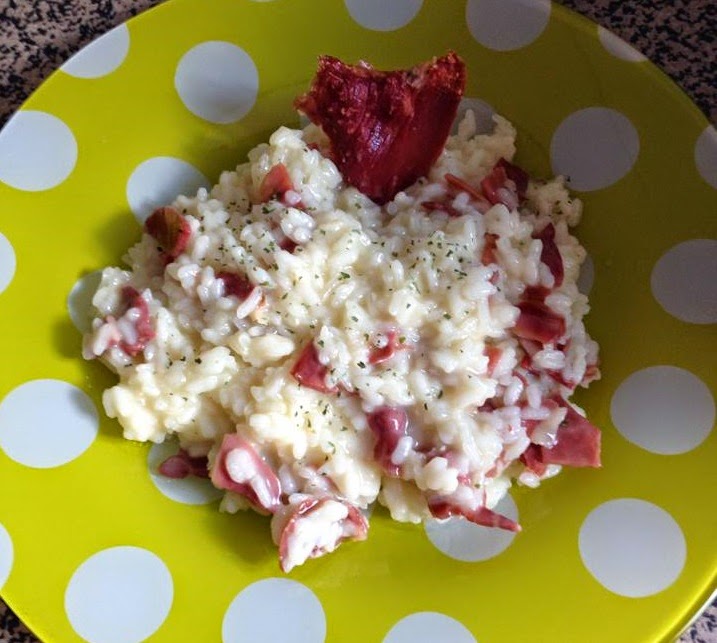 Recetas para robots de cocina: Risotto de Jamón ibérico y queso parmesano