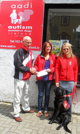 Mallow AC present €2000 cheque to Autism Charity