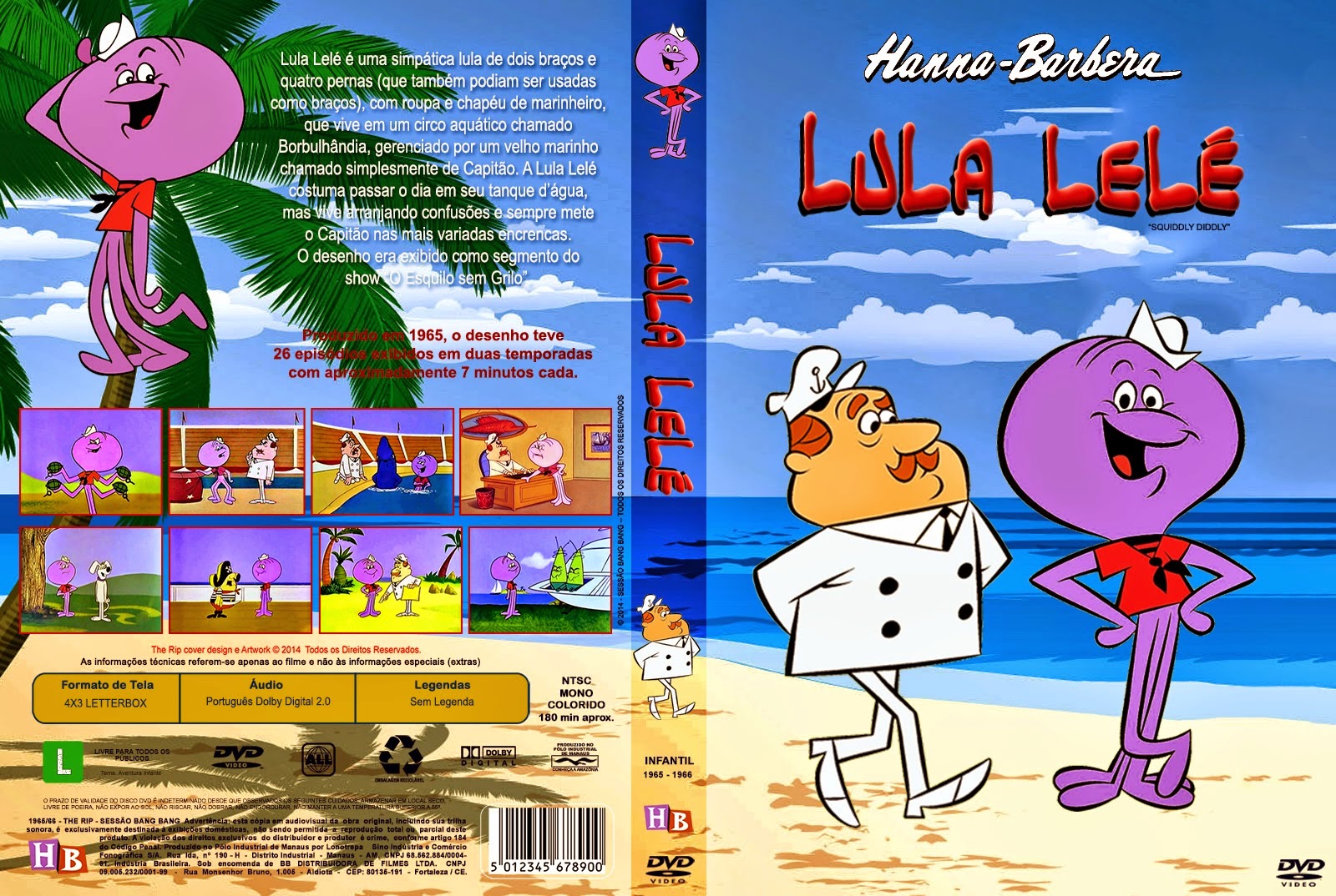 Hanna Barbera Show Parte 2: A Lula Lelé 1965 (Squiddly Diddly ...