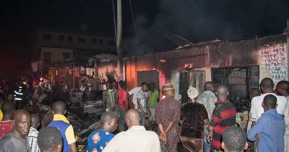5 shops burnt down by fire in Lagos | Smart Views
