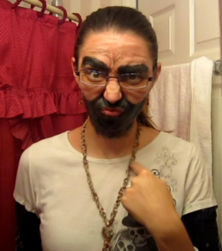 EasyMeWorld: Halloween Hobo Face Painting Tutorial