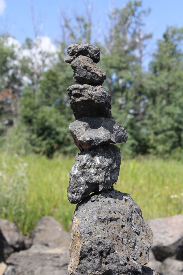 It's About Art and Design: Cairn Stacked Stone Sculpture Near Duluth, MN