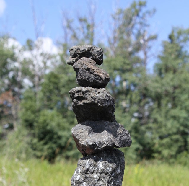 It's About Art and Design: Cairn Stacked Stone Sculpture Near Duluth, MN