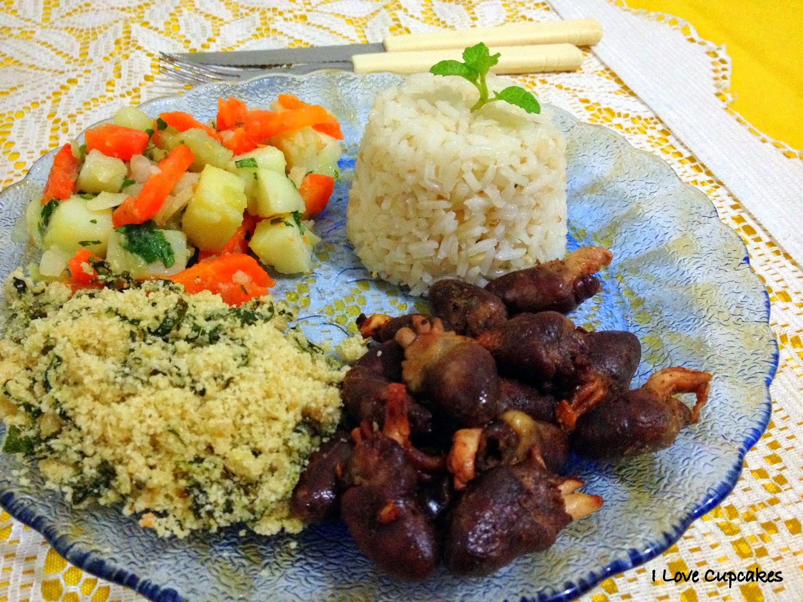 I Love Cupcakes: Coração de frango assado no forno