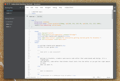 Code Editor `Brackets` 1.9 Released, Available In PPA ~ Web Upd8 ...