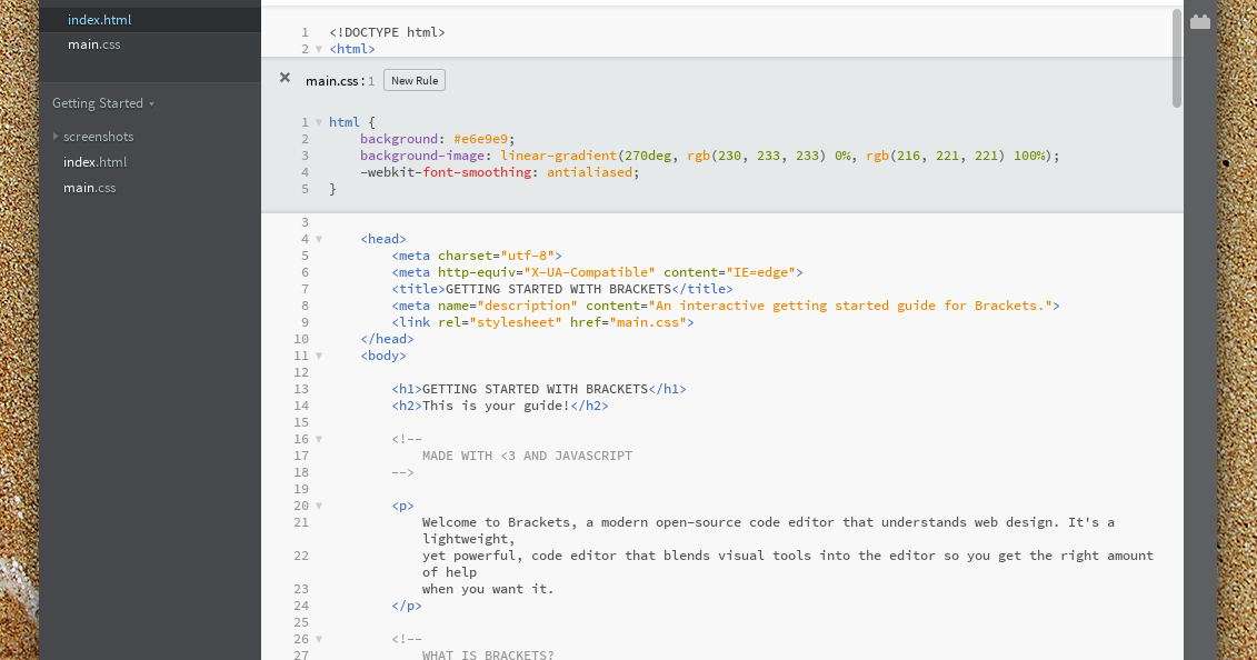 Code Editor `Brackets` 1.9 Released, Available In PPA ~ Web Upd8: Ubuntu / Linux blog