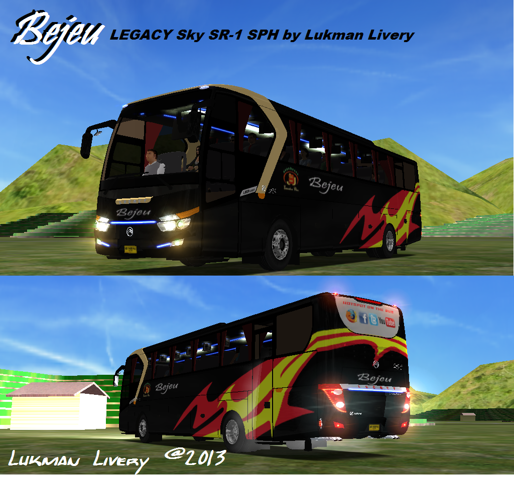 Livery Bejeu Legacy Sky SR-1 SPH | Sapin Art