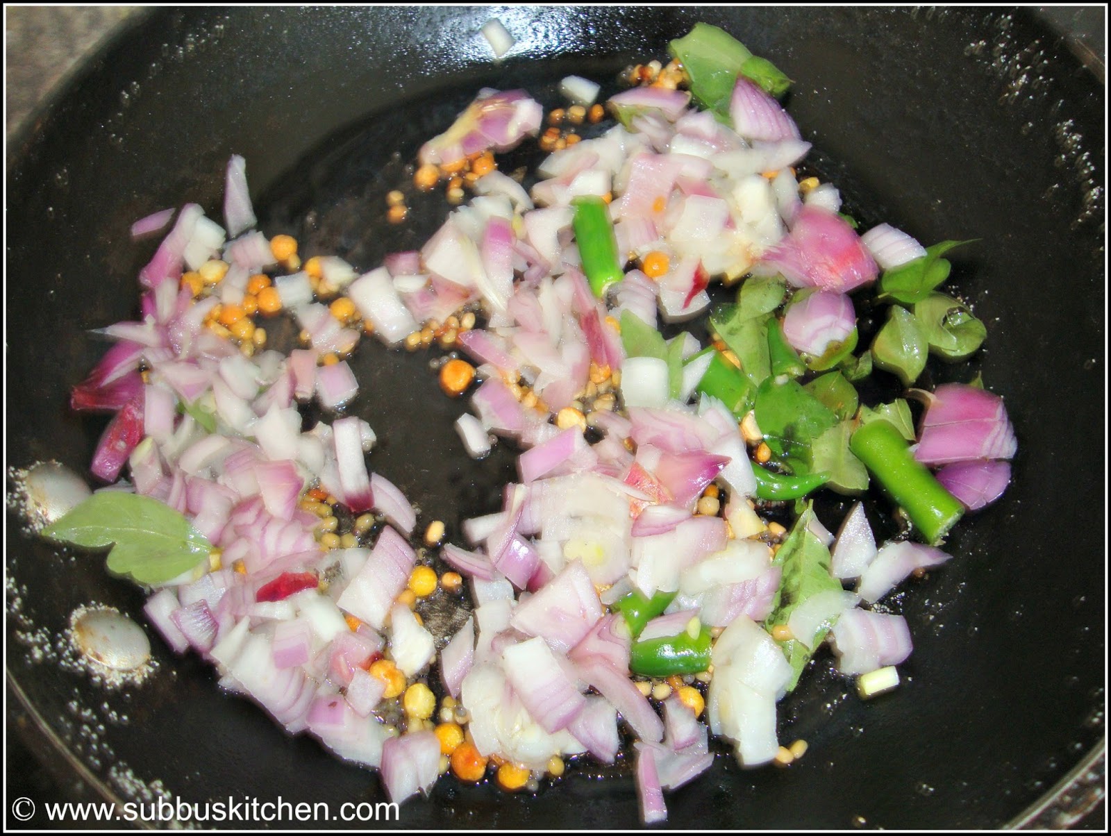 Rava Upma | Uppuma - Subbus Kitchen