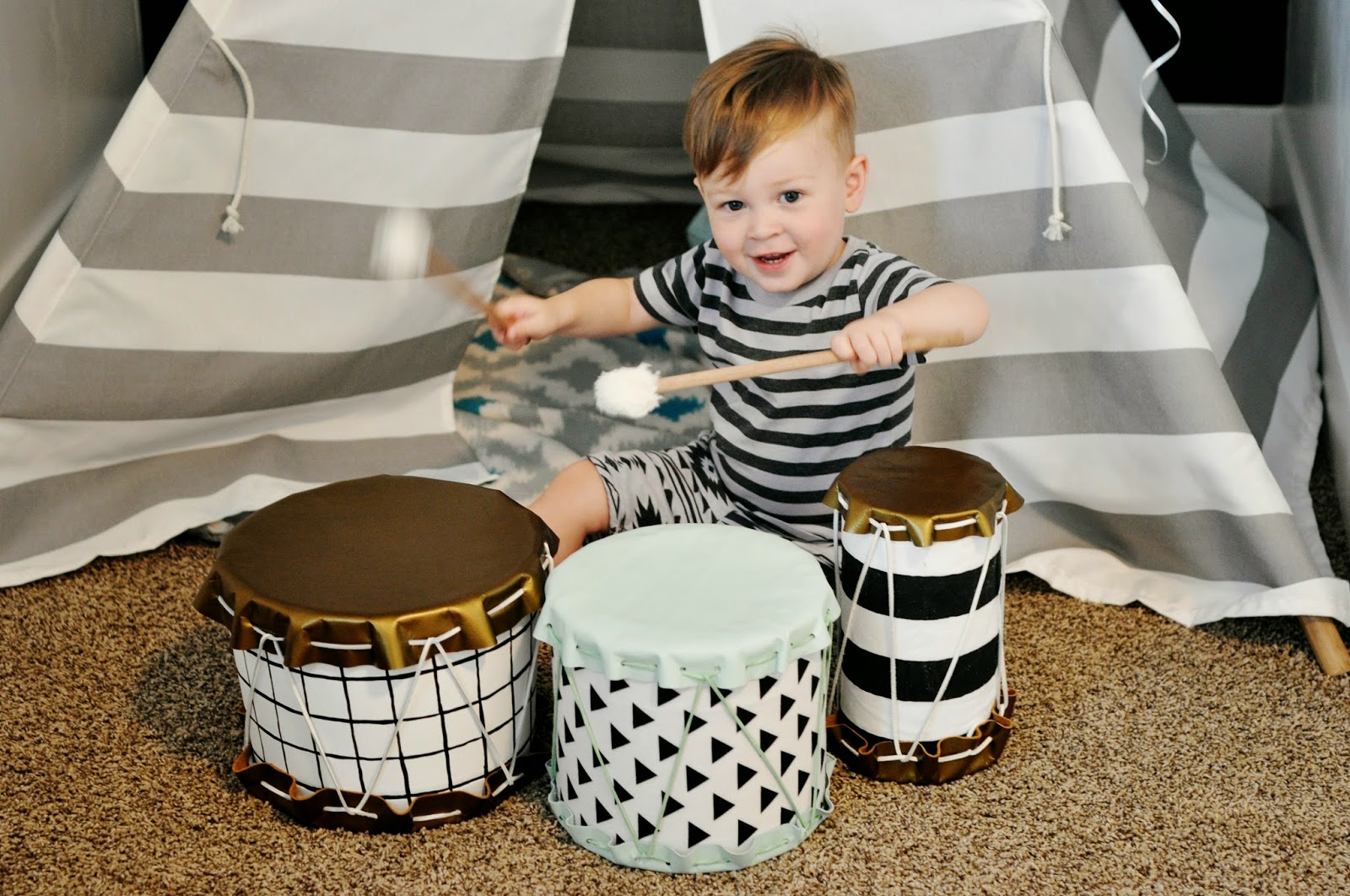 Diesel in Bloom: DIY Drums