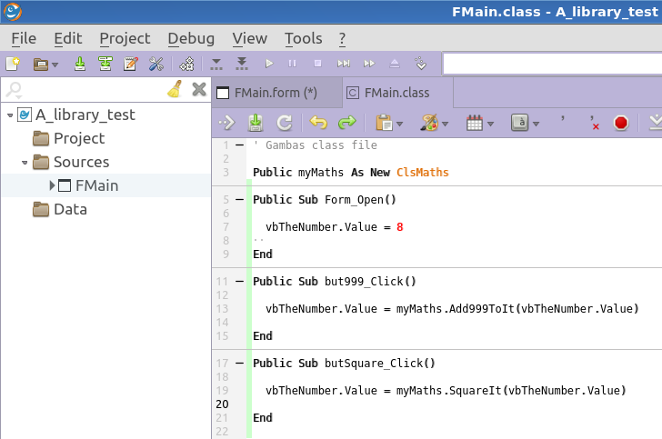 Captain Bodgit: Gambas: using external Gambas libraries