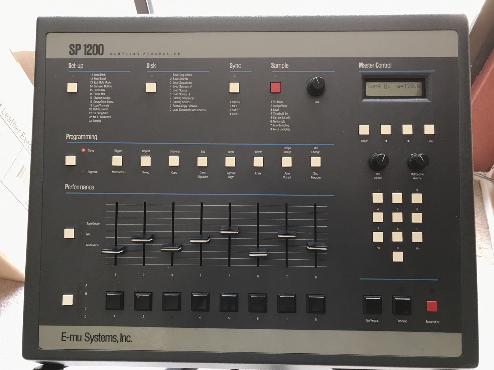MATRIXSYNTH: Emu SP1200 Sampling Drum Machine / Custom Sound Library Disks