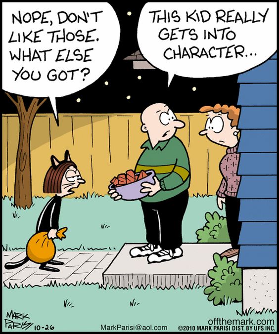 Mystery Fanfare: Cartoon of the Day: Trick or Treating