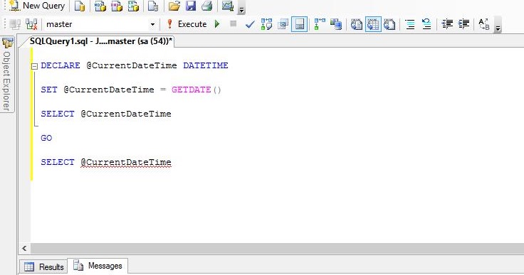 .netfreak: GO keyword in SQL